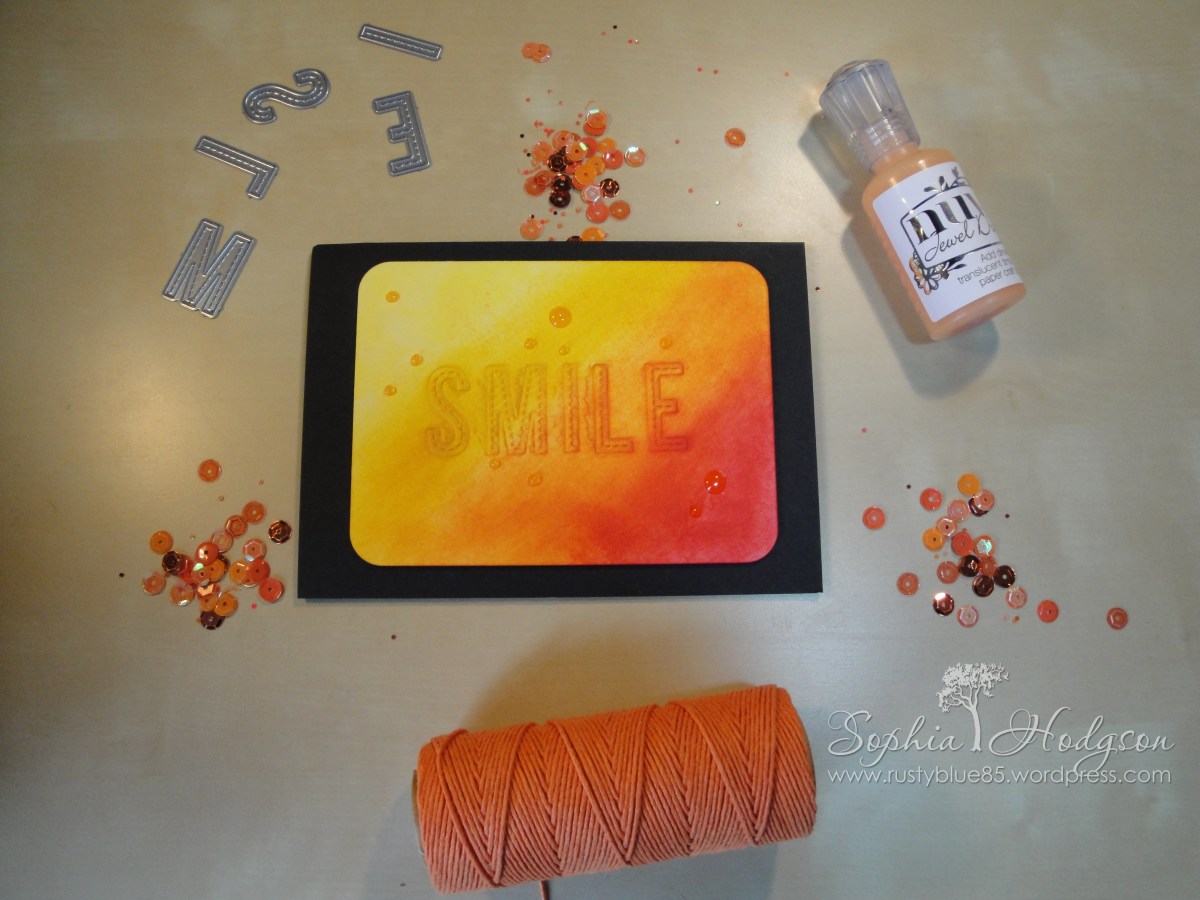 Divine Dry embossing with MFT dies – rustyblue85